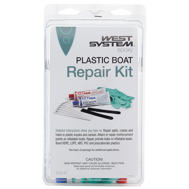 G/Flex 655-K Plastic Boat Repair Kit | OKC Kayak